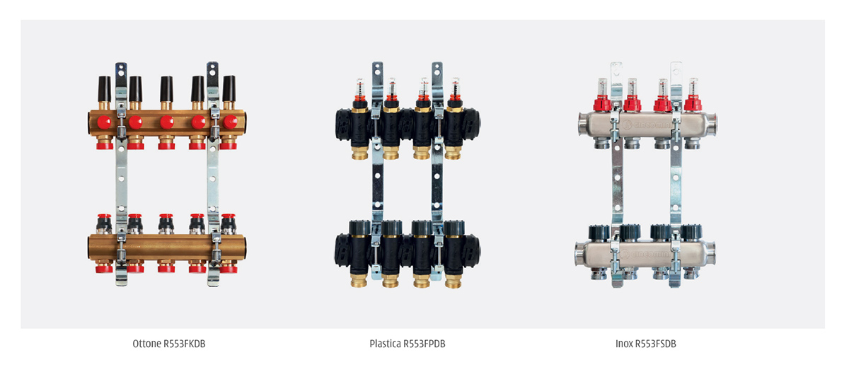 Collettori di distribuzione bilanciamento automatico | Giacomini